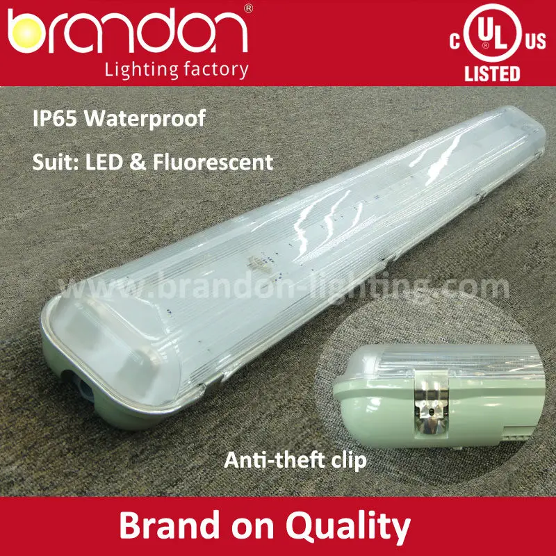 Weatherproof Lamp 2ft 4ft Led T8 / Fluorescent Light Fixture - Buy T8 ...