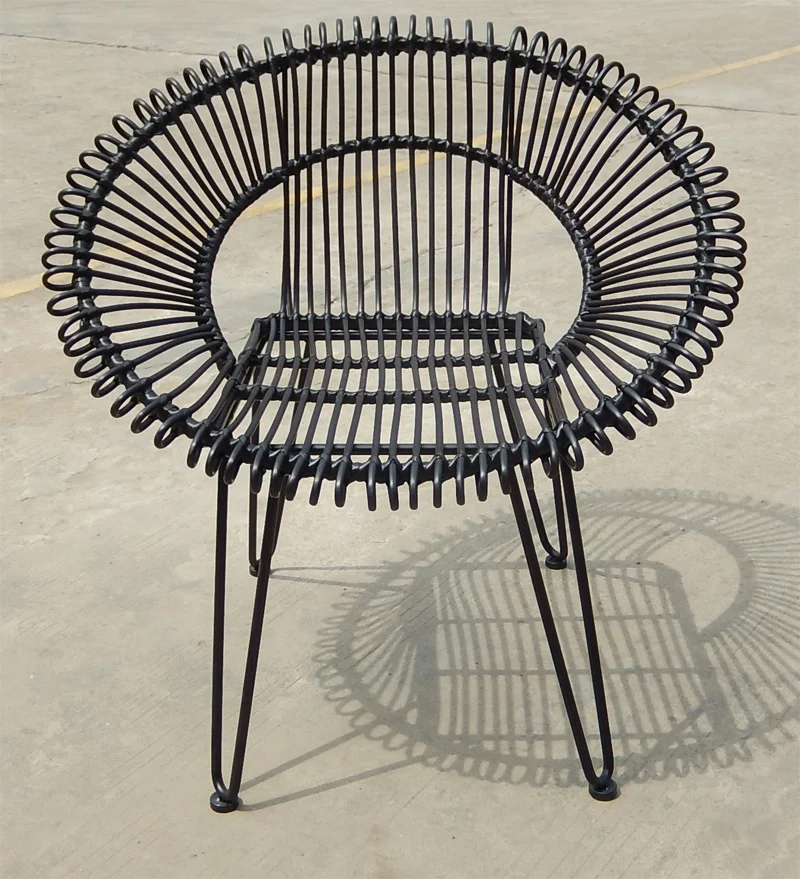 Steel Pe Wicker Shell Chair - Buy Shell Chair,Circle Chair,Flower Chair ...