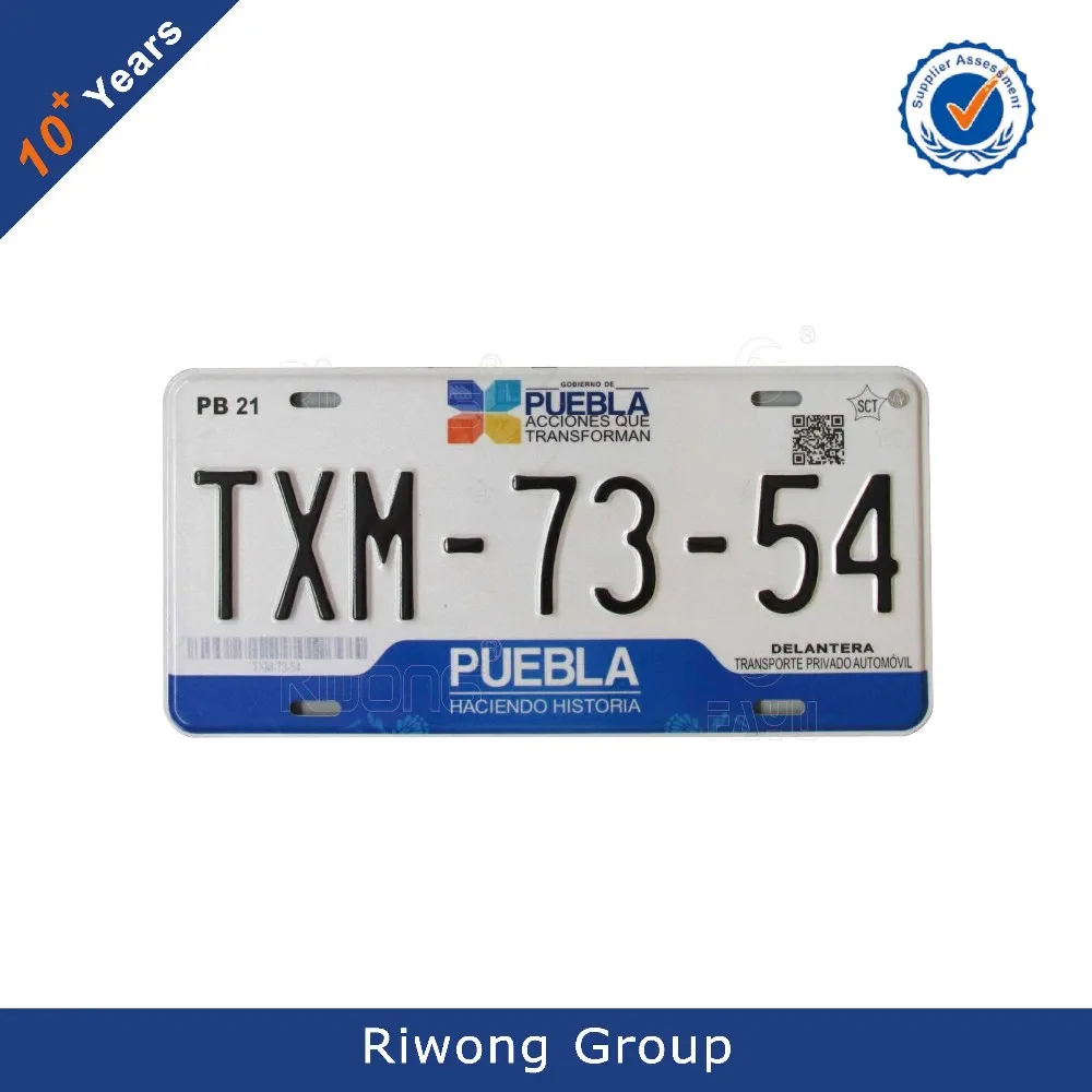 Central America License Number Plates - Durable & Customizable