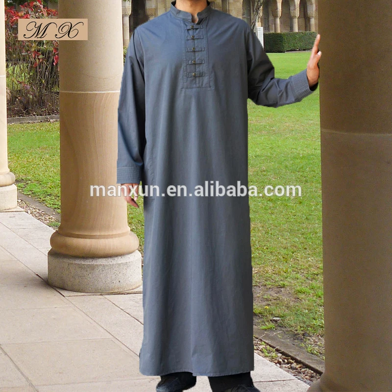 New Fashion Saudi Style High Quality Arab Thobe For Man 2015 - Buy ...