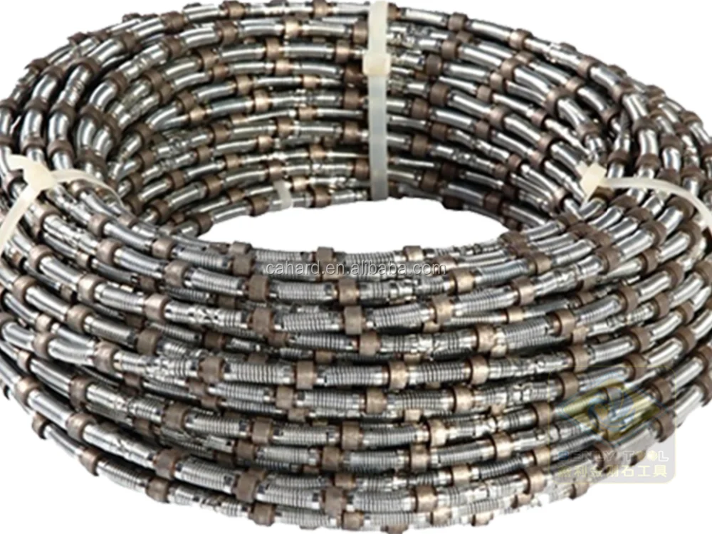 5.3mm 6.3mm 7.3mm 8.3mm Multi Diamond Wire Rope For Wire Machine ...