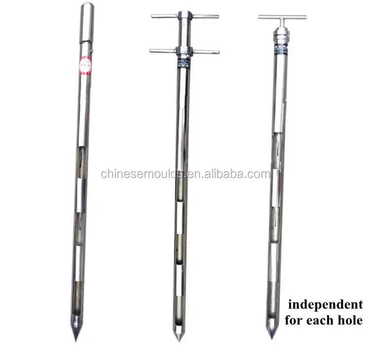 Double Tube Sampling Probes Triple Zone Sampler for Powders, OEM