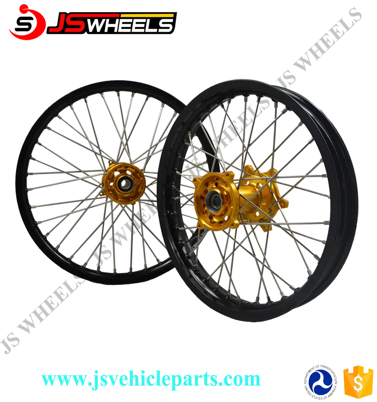 Rmz 250 /450 Alloy Spoke Wheels 18/19/21 Inch For Motocross & Enduro ...