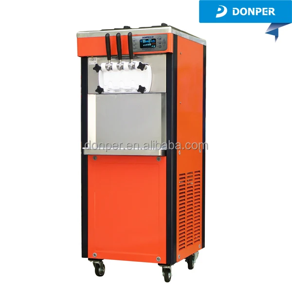 Donper Twin Twist Gravity Fed Soft Serve Ice Cream Machine D535 - Buy ...