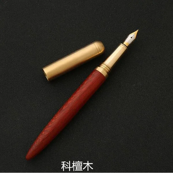 Vintage Style Wood Fountain Pen - Luxury & Retro Charm