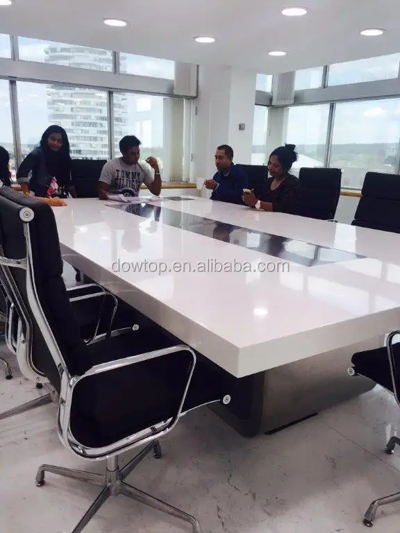 Dowtop Modern Conference Table - Customized Artificial Marble