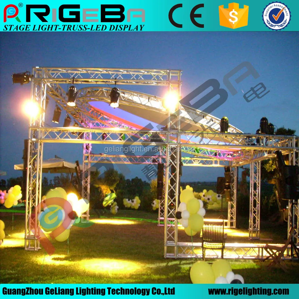 Rigeba Top Quality Screw Square Truss Lighting Truss Speaker Lift Truss ...