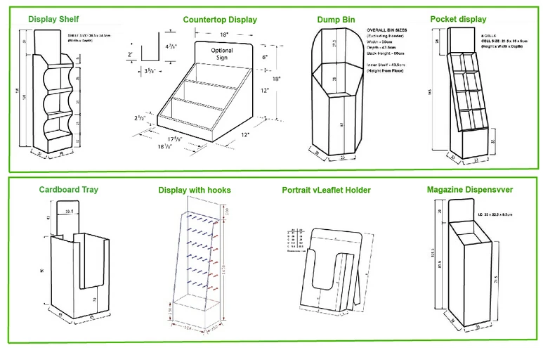 Plastic Andy Board Pos Shelf Rack For Pop Display / Pvc Foam Board ...