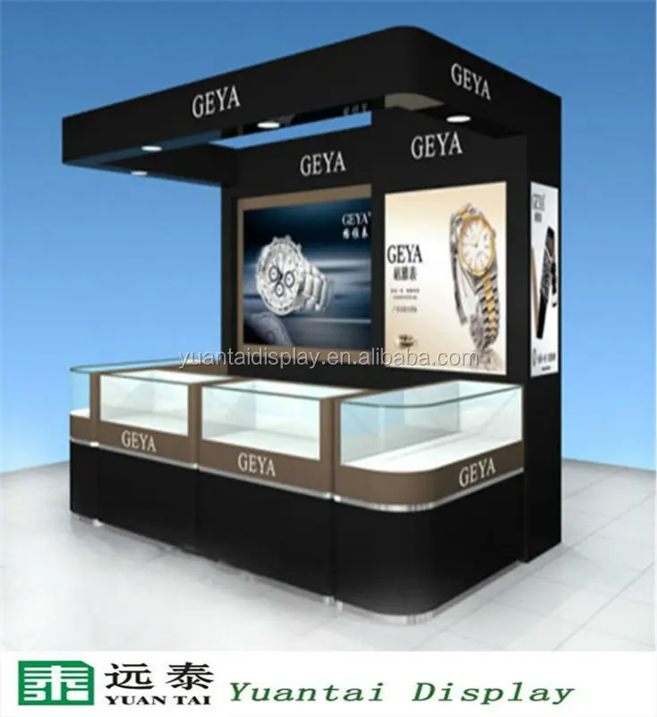 Luxury Watch Shop Display Counter Design With Led Light - Buy Watch ...