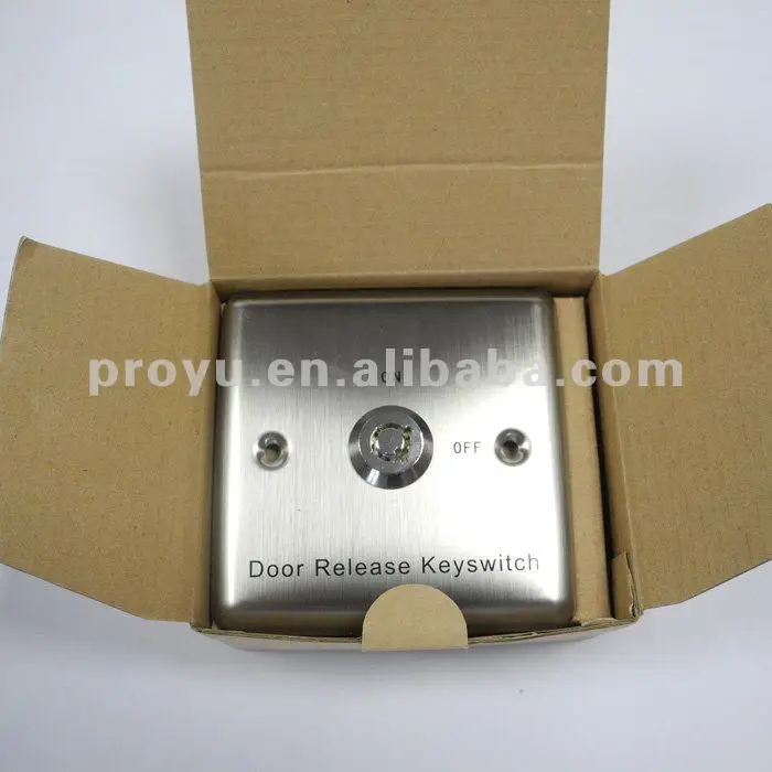 High Quality Stainless Steel Door Release Key Switch For Access Control ...