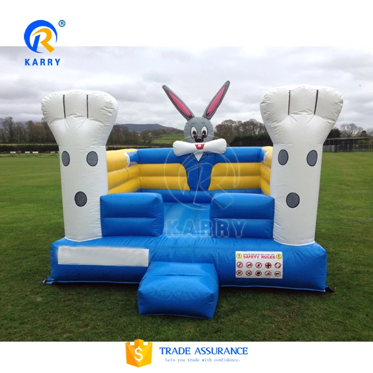 Pvc Inflatable Bugs Bunny Bouncy Castle Play Center Rabbit Bouncer ...