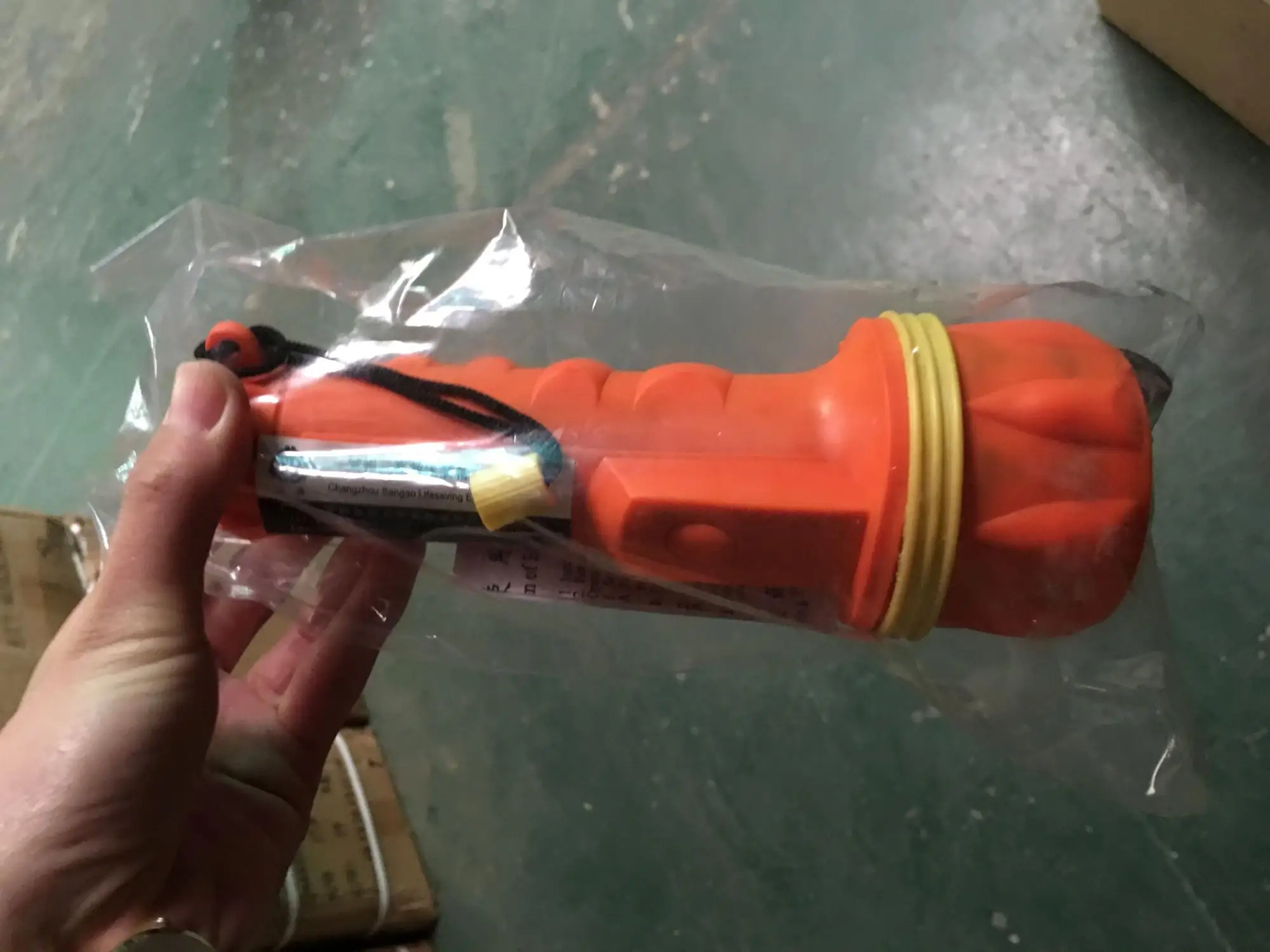 Marine Impa 330261 Warterproof Electric Torch With Morse For Life Boat ...