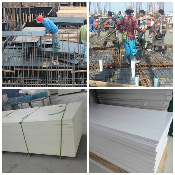 4x8 Pvc Board Plastic Formwork Panel For Concrete And Construction ...