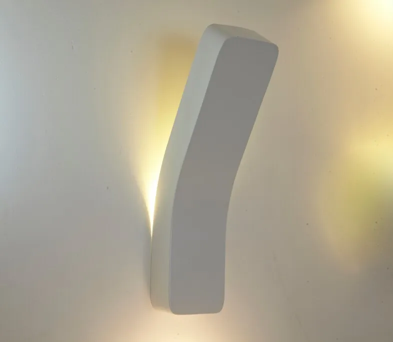 Indoor Modern Simple Design Black Or White Electrical Wall Light ...