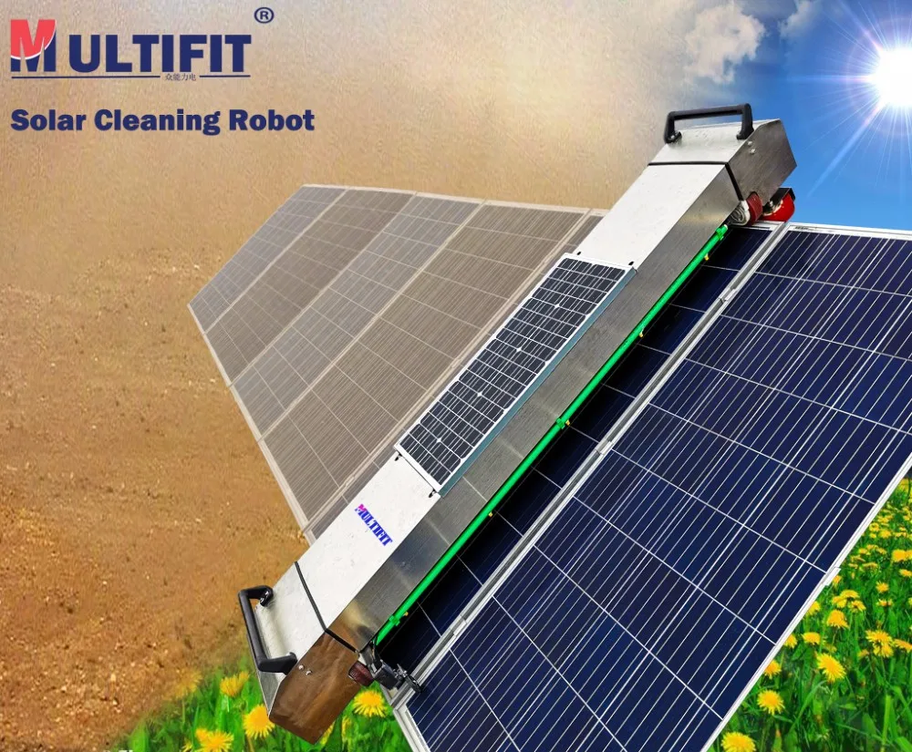 Multifit New Solar Panel Water Cleaning Robot 1950mm Rechargeable High ...