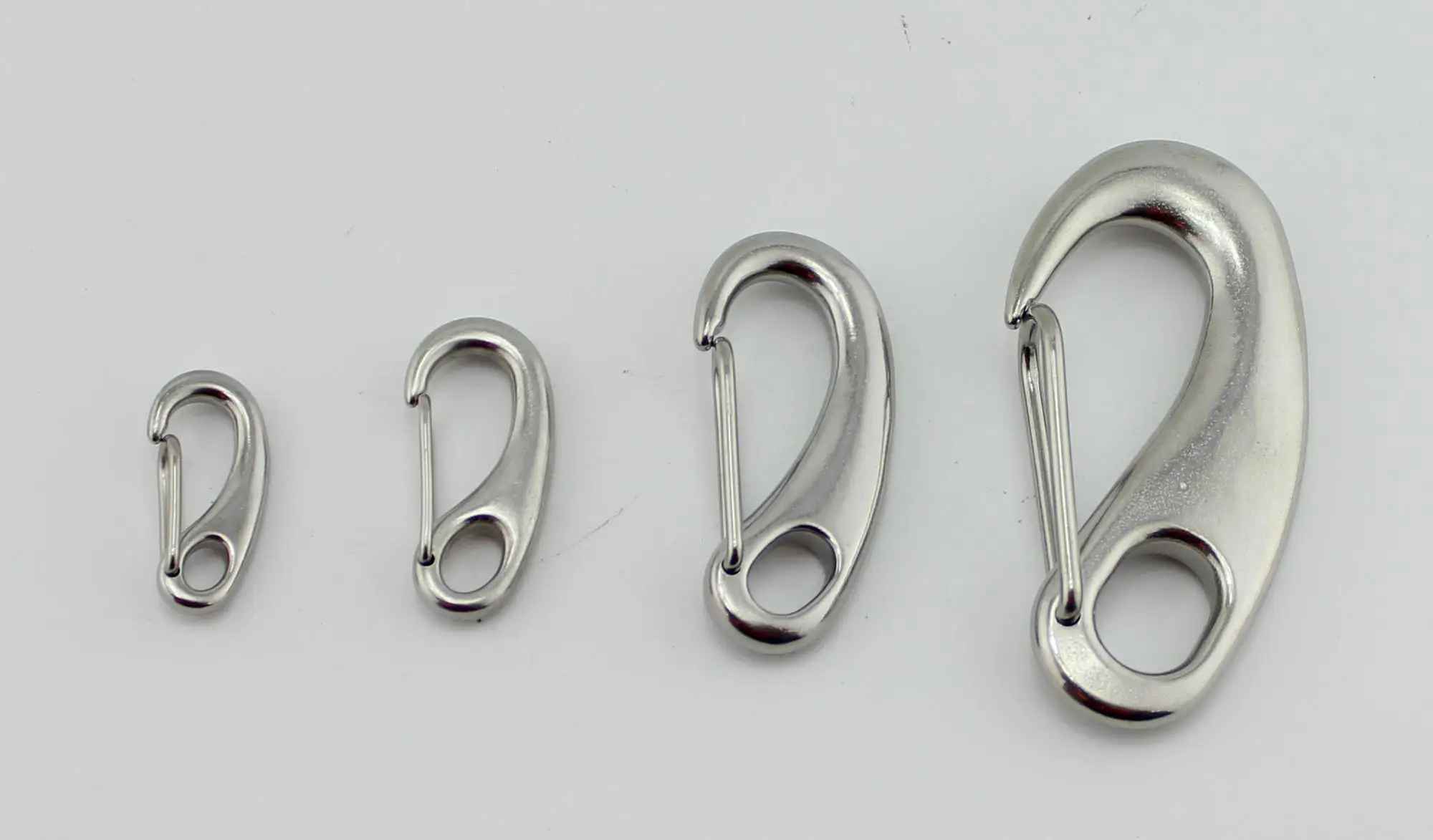 High Polished Stainless Steel Oval Fixed Eye Snap Hook - Buy Oval Fixed ...