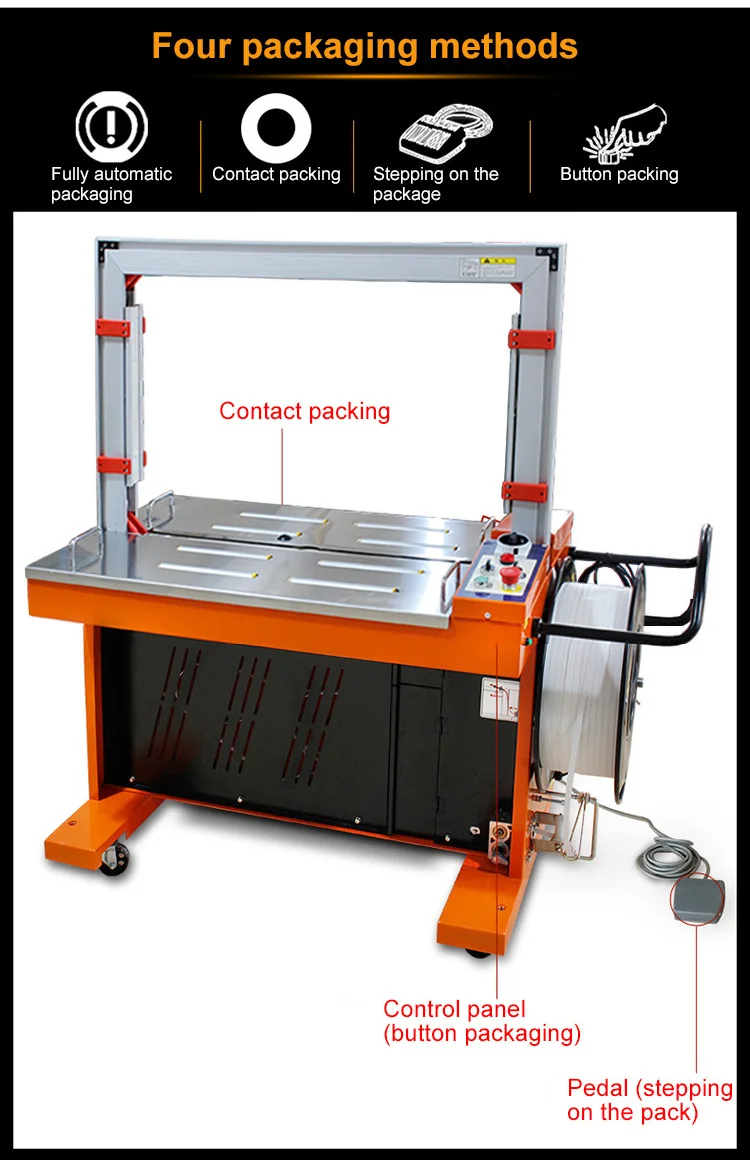 Top Compression High Speed Fully Automatic Strapping Machine for ...