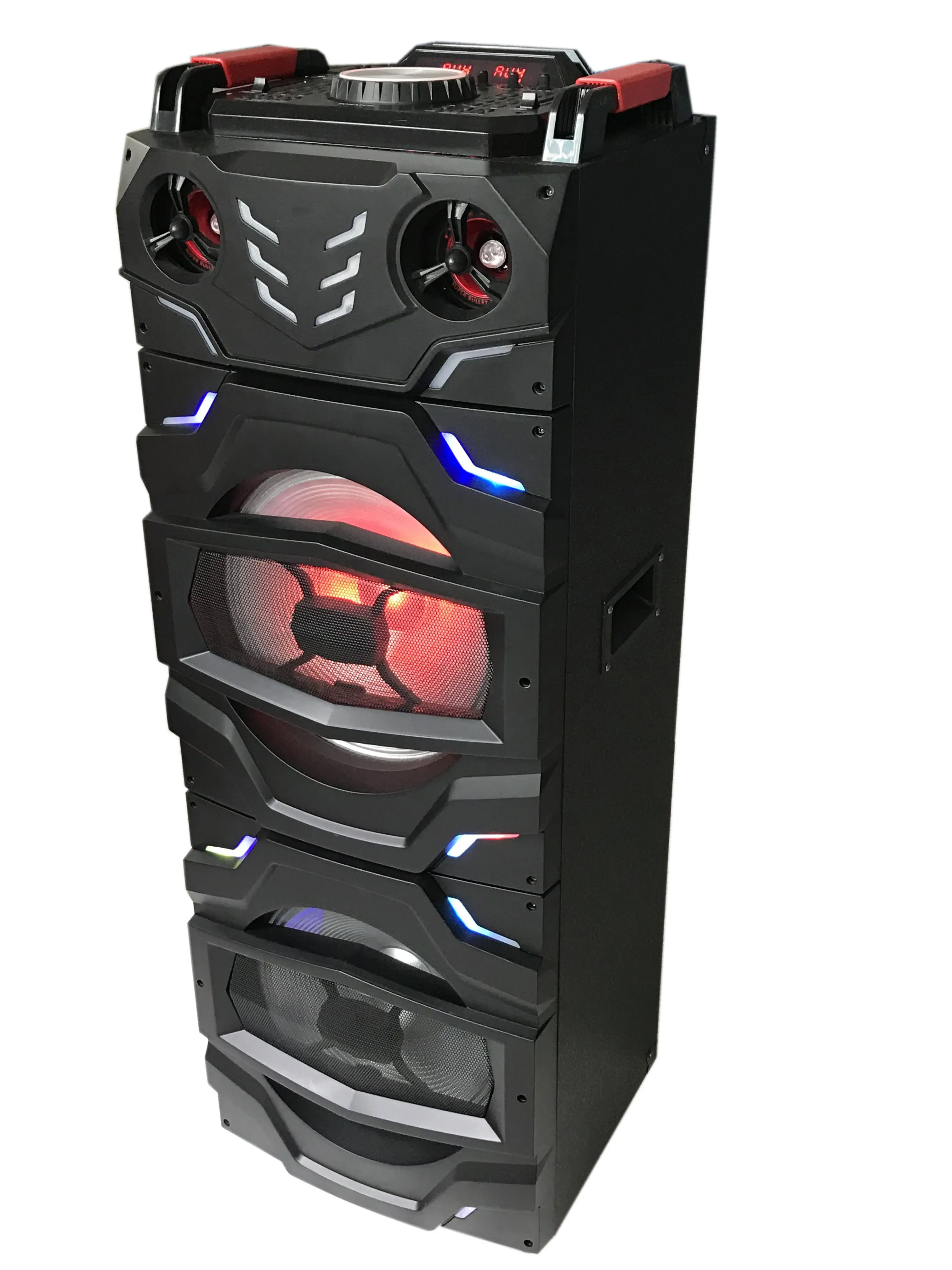 100w Double 12" Active Dj Speaker With Two 12inch Woofer And Two ...