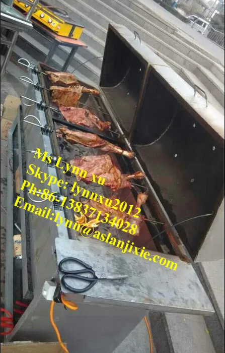 Chicken Fish Meat Skewer Grill Machine /automatic Smokeless Satay ...