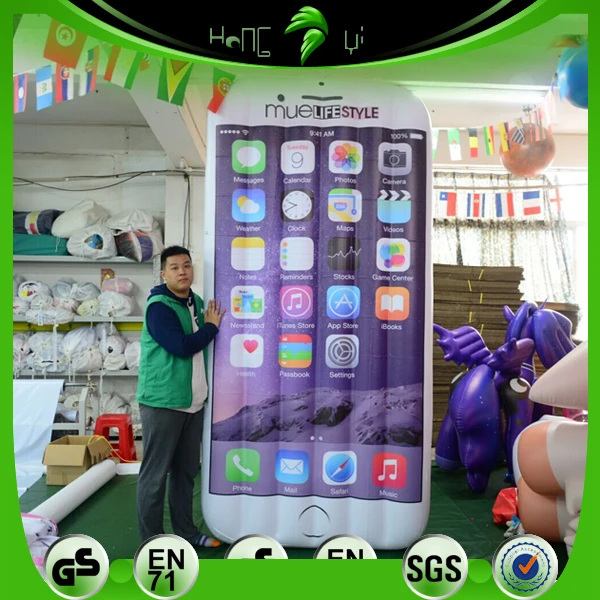Teléfono Inflable Gigante para Publicidad, Teléfono Celular Inflable ...