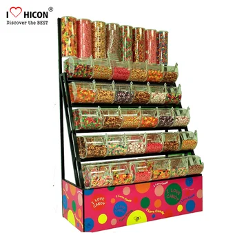 Quality Assured Candy Plexiglass Display Floor Creative Concession ...