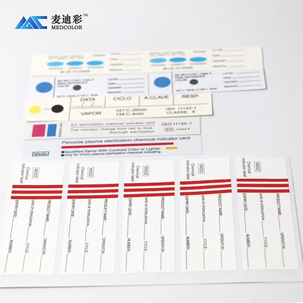 Class 5 Steam Sterilization Indicator Strips - Buy Sterilizer Indicator ...