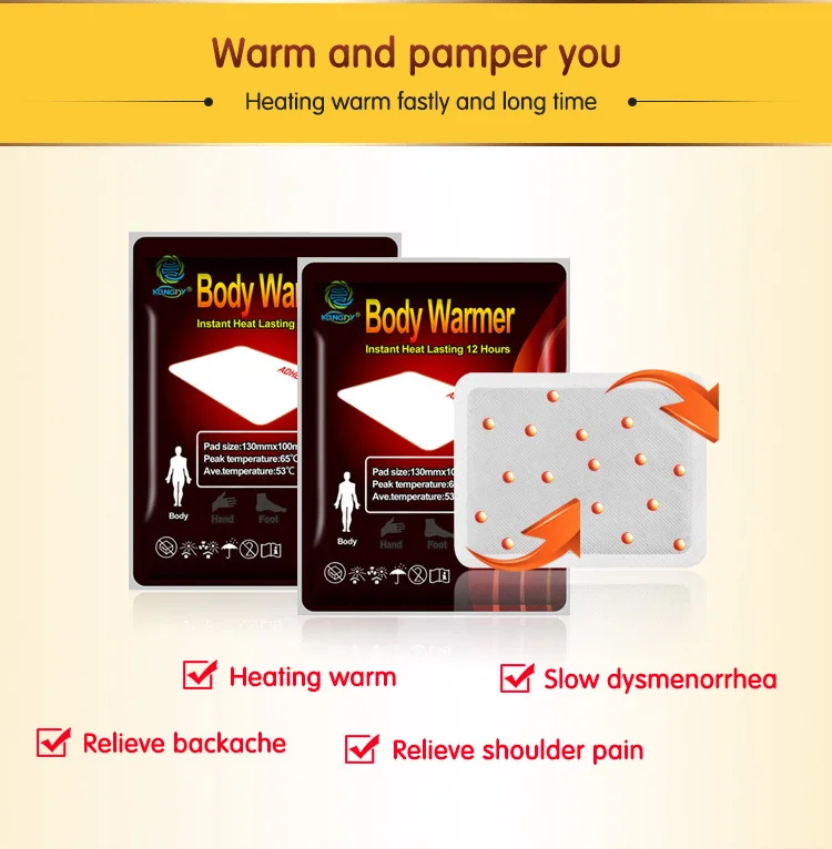 Free Samples Heating Pad For Neck And Shoulder Body Warmer Patch - Buy ...