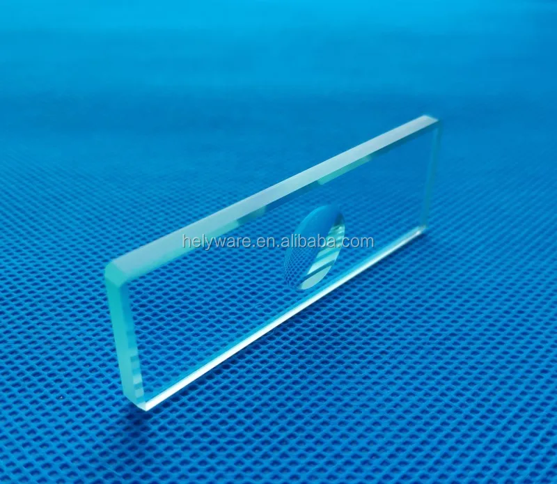 5mm Thick Glass Single Well Concavity Microscope Slide One Depression ...