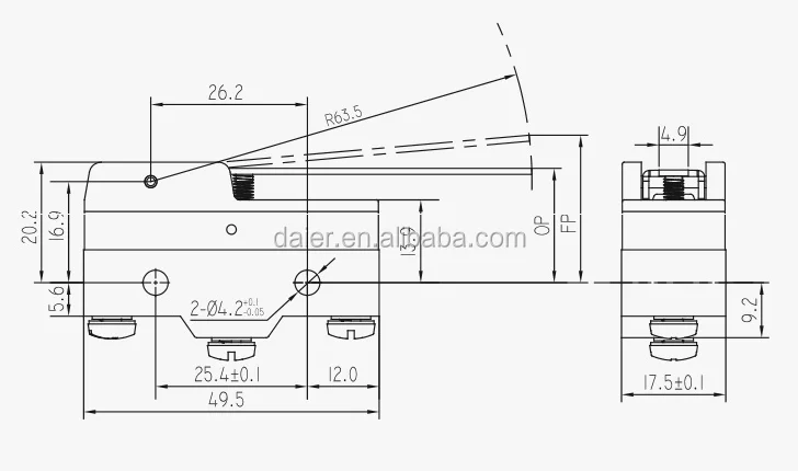 Hot Sales Z-15gw-b 25t85 Long Lever Micro Switch - Buy Long Lever Micro ...