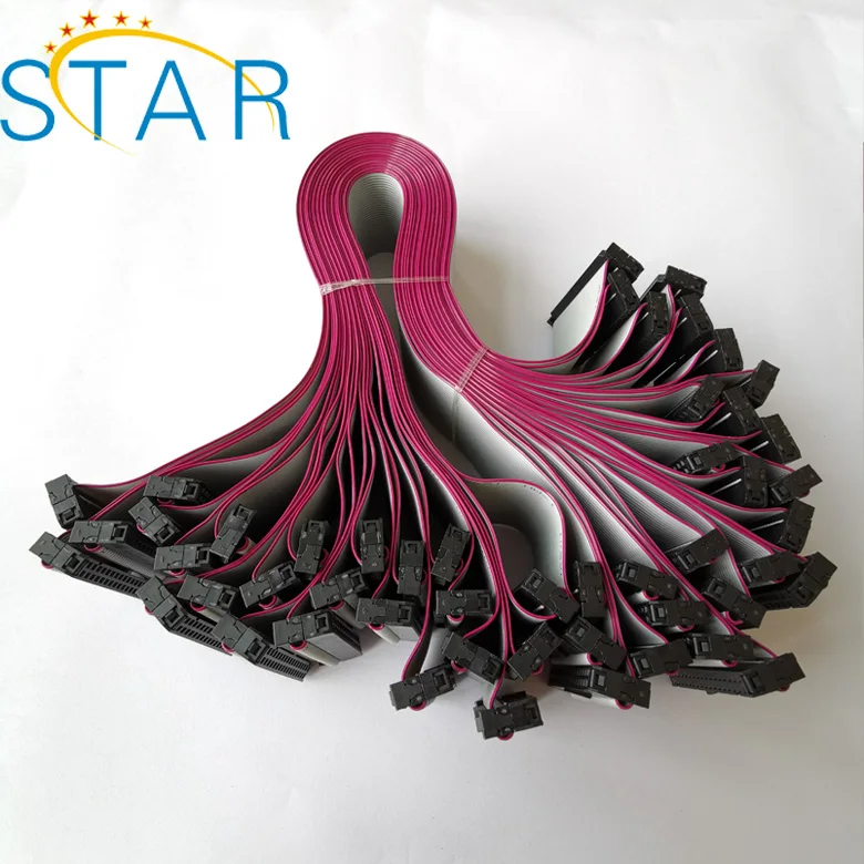 32 Pin IDC 2.54mm Pitch Connector Flat Ribbon Cable