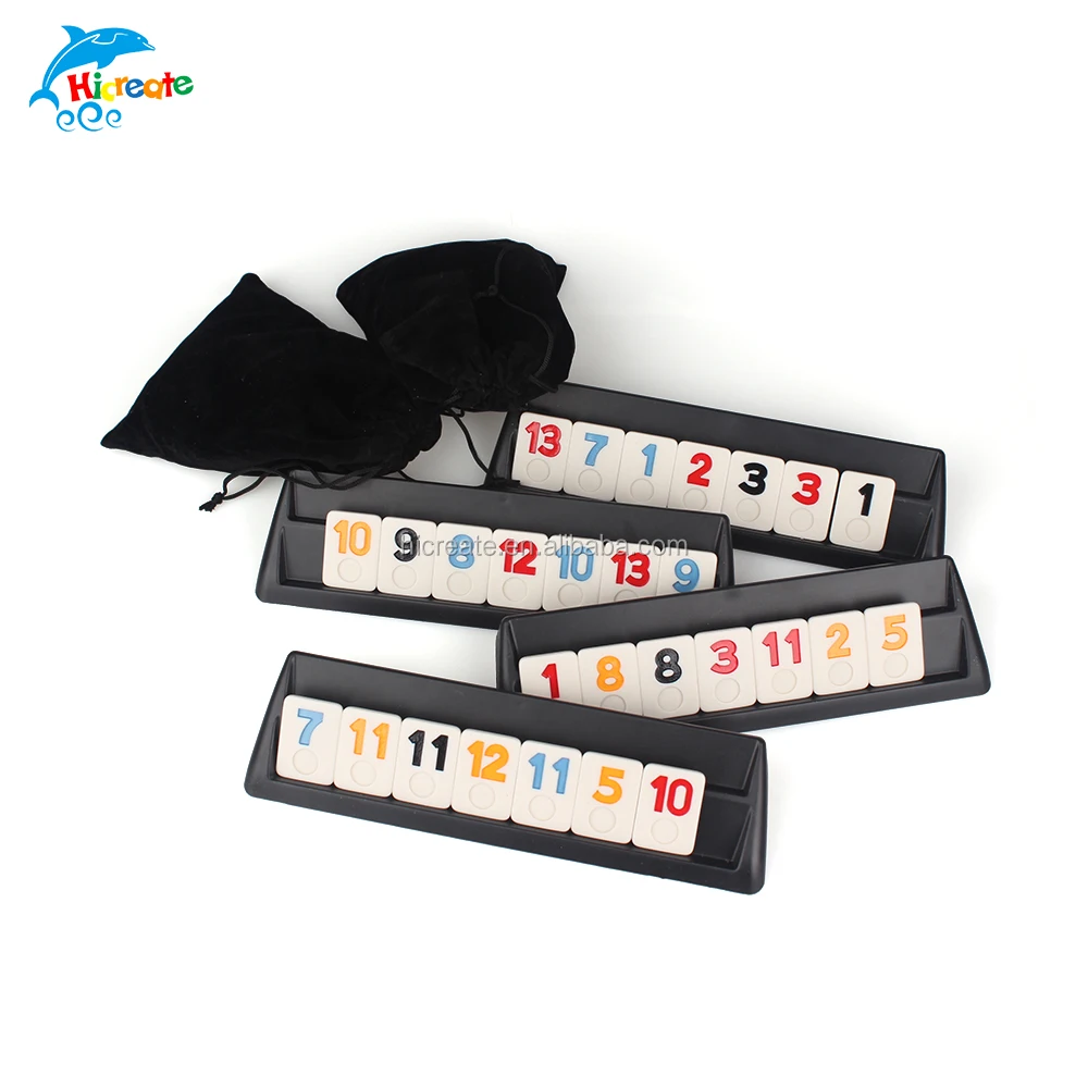 Custom Urea Mini Rummy Set Mahjong Rummy Set by Hicreate