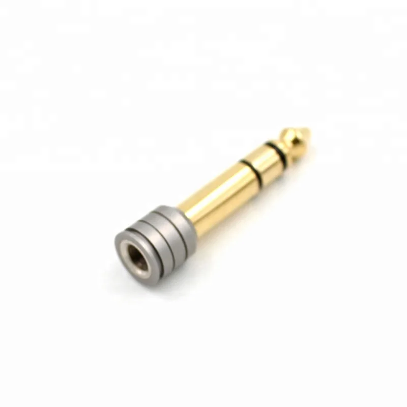 6.3mm Trs Male To 3.5mm Trs Female Audio Adapter Connector - Buy Audio ...