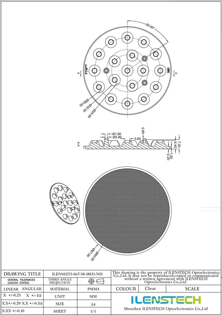ilenstech 18 in 1 led module lens for par light / led optics| Alibaba.com