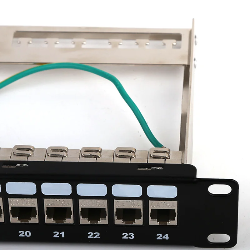 Unloaded Blank Ethernet Network 19'' 24port Stp Cat6a Patch Panel - Buy ...