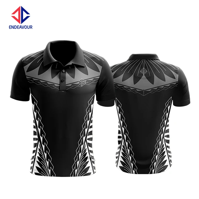 100% Polyester Sublimation Office Uniform Design Polo Shirt
