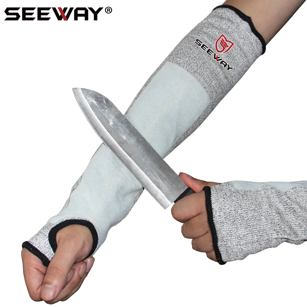 Industrial Anti Abrasion Arm Cut Resistant Sleeves Level 5 - Buy Cut ...
