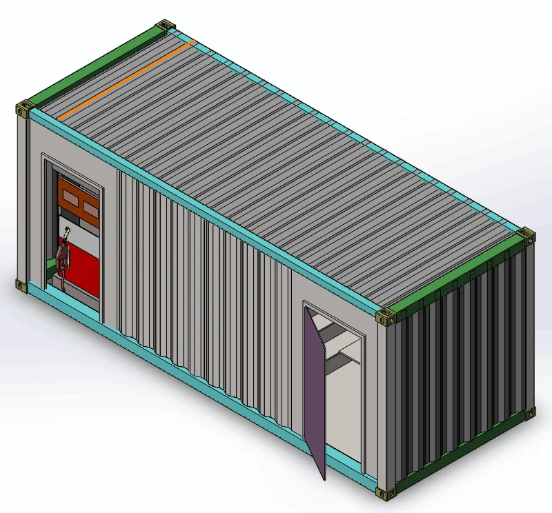 Customized Portable Fuel Tank Mobile Container Fuel Filling Stations ...