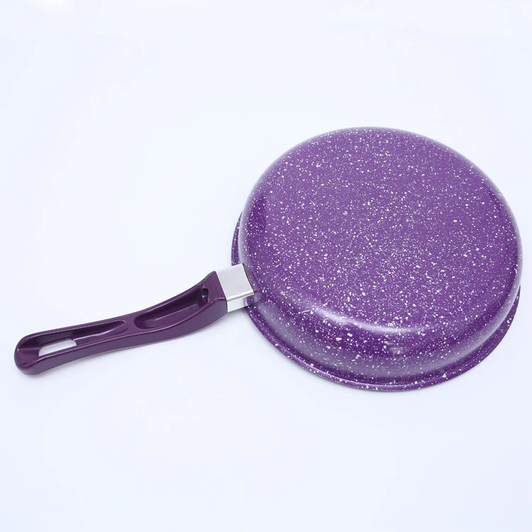 Purple Color Non Stick Professional Frying Cooking Pan - Buy Frying Pan ...