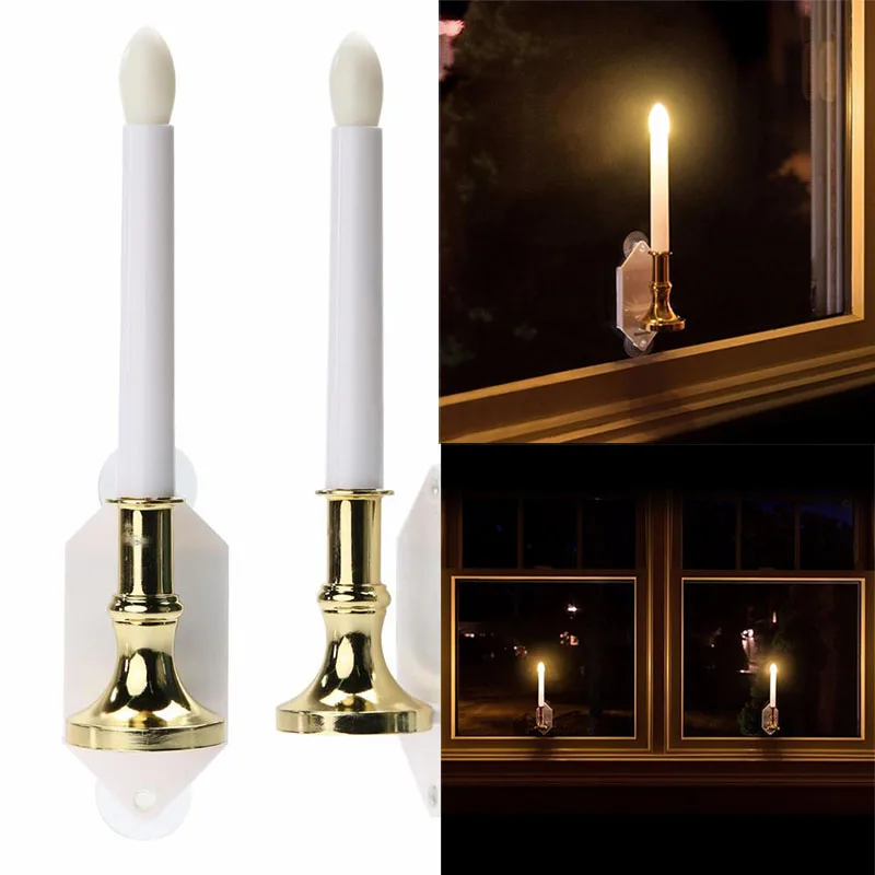 Solar Power Mini Led Candle Light Wall Lamp Waterproof Sola Fashion ...