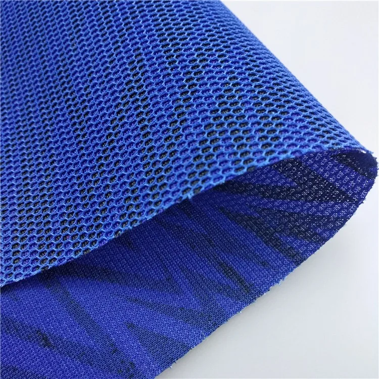 Shoe Material Colorful Mesh Flyknit Fabric for Sports Shoe Upper