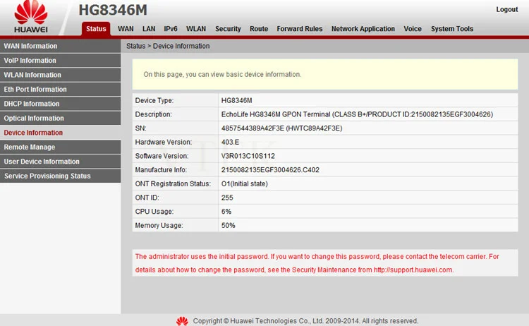 Huawei Hg8346m Gpon Onu Applied To Ftth Or Ftto English Firmware 4lan+2 ...