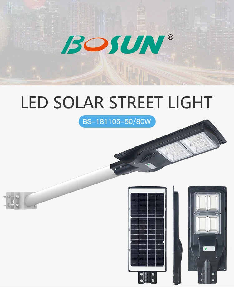 Bosun High Efficiency Ip65 Outdoor Backyard 20w 40w 50w 60w 80w All In ...