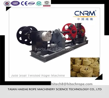 Sisal Cord Maker Machine Twisted Sisal Rope 10mm-30mm Making Machine ...
