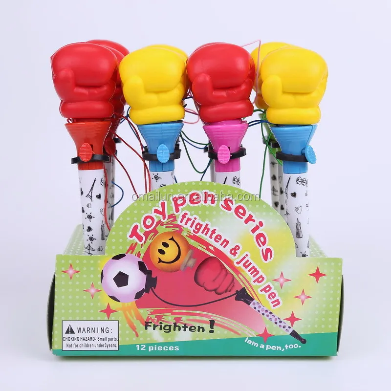 Funny Pop Out Toy Ballpoint Pen - Boxing Glove Promotional Gift