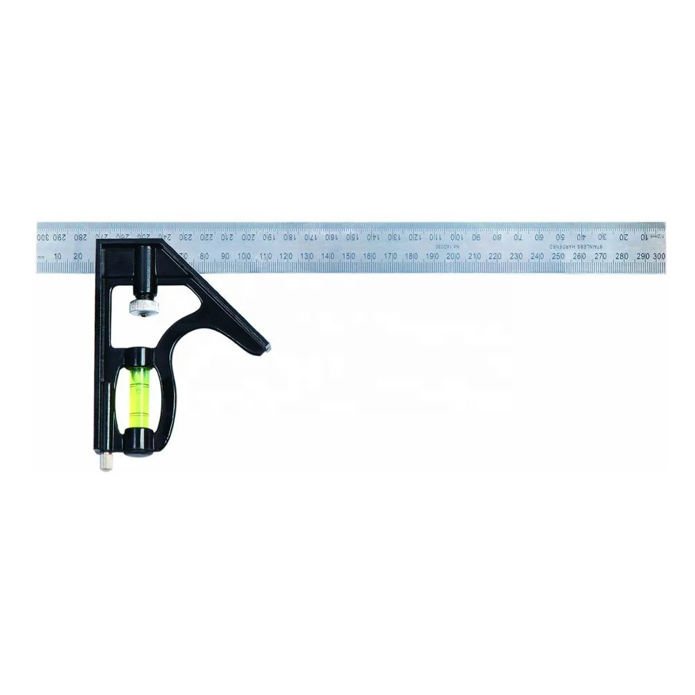 Aluminum Alloy Combination Try Square Ruler With Level - Buy ...