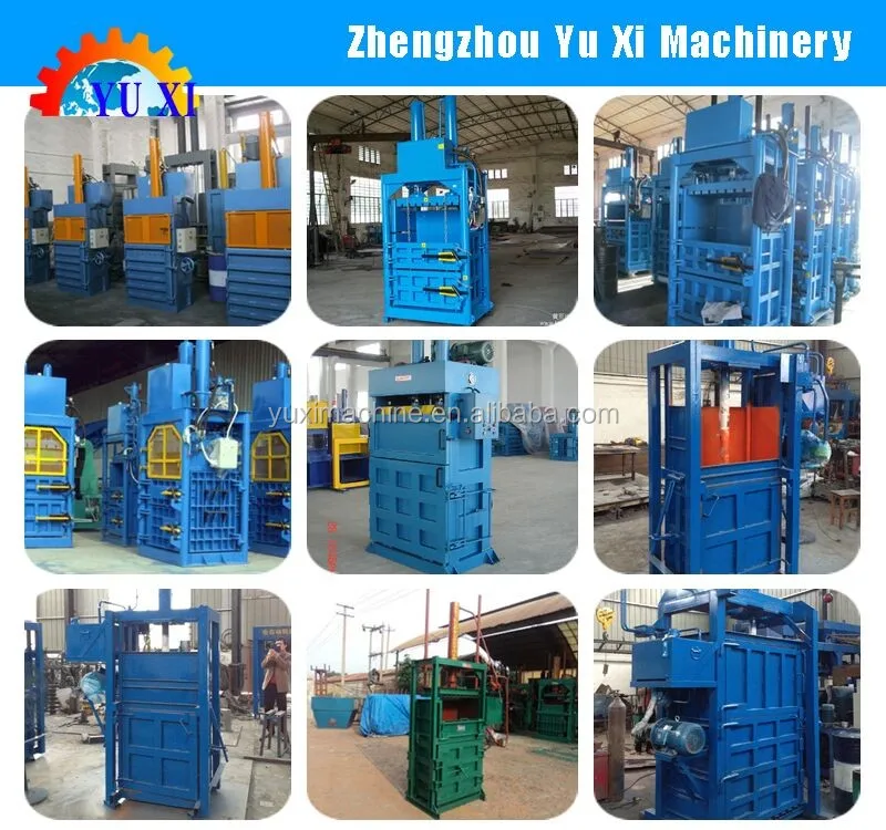 Waste Baling!!! 2018 New Arrival Vertical Hydraulic Baler For Wool ...