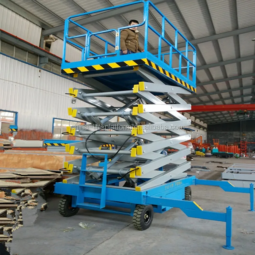 4m Small Hydraulic Automatic Scaffolding Mobile Scissor Lift ...