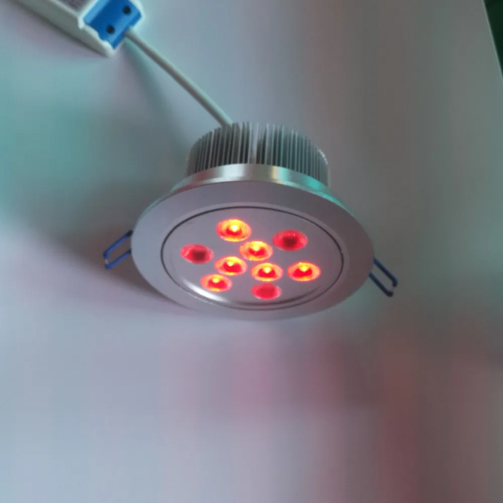 Luxgreen Adjustable 24VDC 9*3W DMX 3IN1 Rgb+white LED Downlight