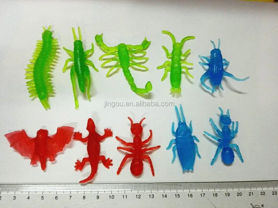 Soft 10 Designs Plastic Tpr Insect Toy For Capsule Toy - Buy Tpr Insect ...