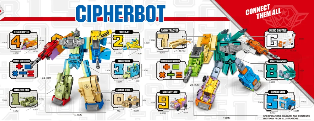 10 In 1 Plastic Number Transformable Diy Child Toys,Funny Number ...